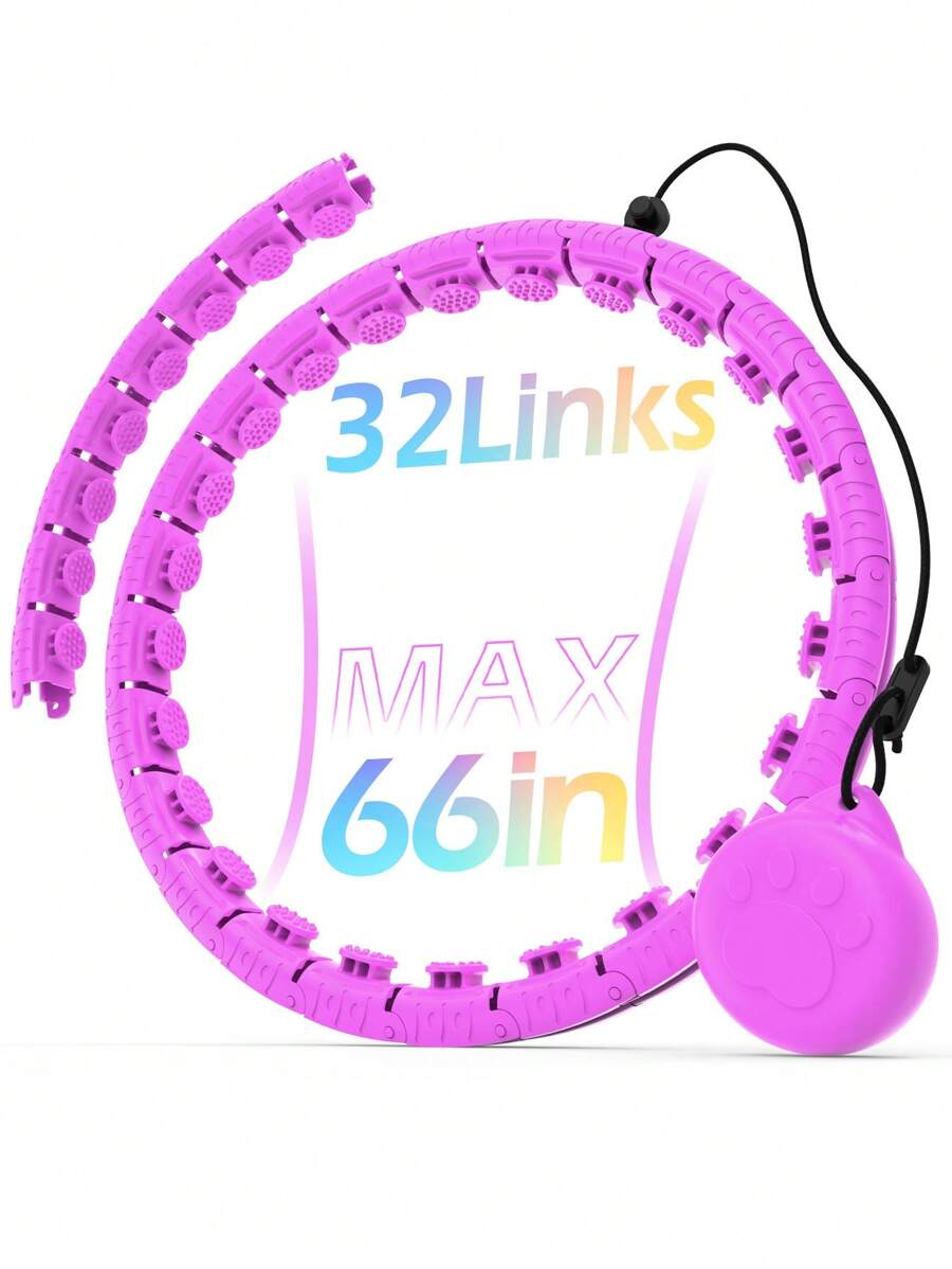 Weighted Hula Circle Hoop With 32 Links(66 Inch), Sweet Weight Ball ...
