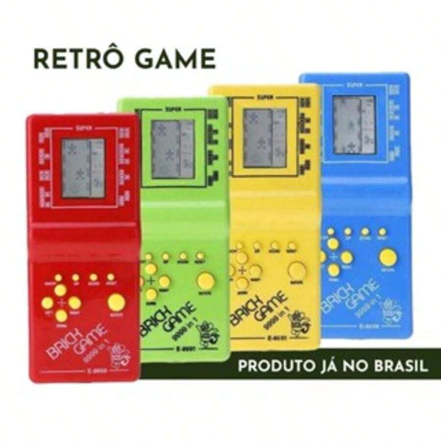 Portable Video Game 9999 Games In 1 - Mini Retro Game - Brick Game ...