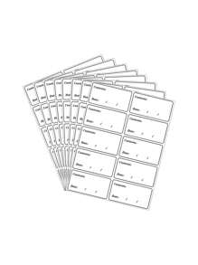 100pcs, Coloured Freezer Labels Food Storage Labels Stickers, Fridge ...