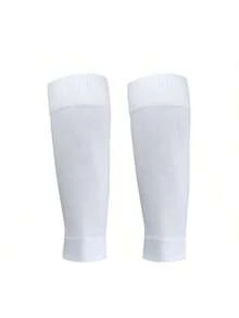 4 Pairs Of Football Socks, Leg Guards, Pre Cut Socks, And Wrist Towel ...