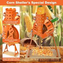 Corn Sheller And Stripper Machine - Hand Crank & Electric Corn On The ...