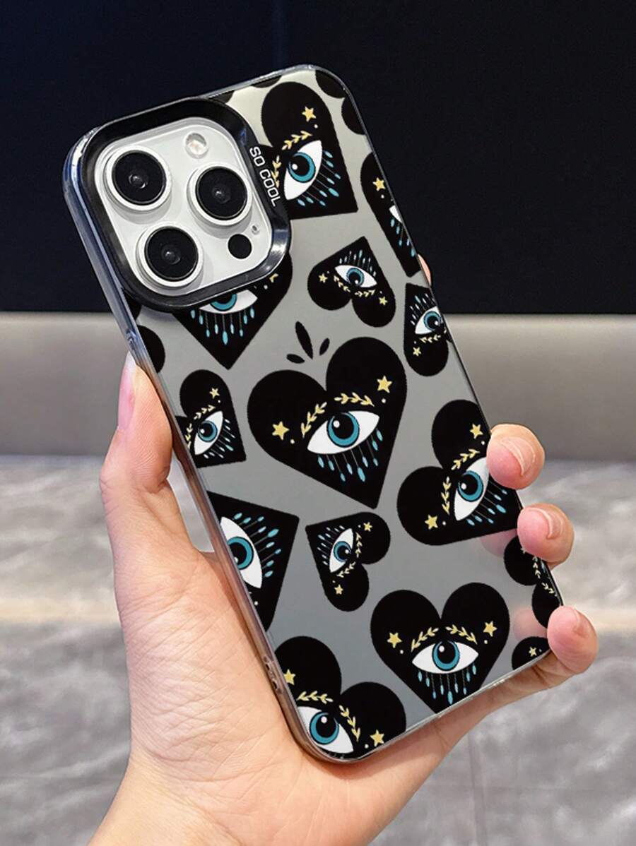 1pc Creative Demon Text Pattern Soft Silicone Full Body Protective Case ...