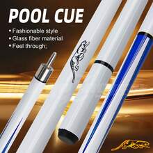 Snow Leopard Pool Cue|13mm Rainbow Leather Tip|Triple-Alloy Lock & Anti ...