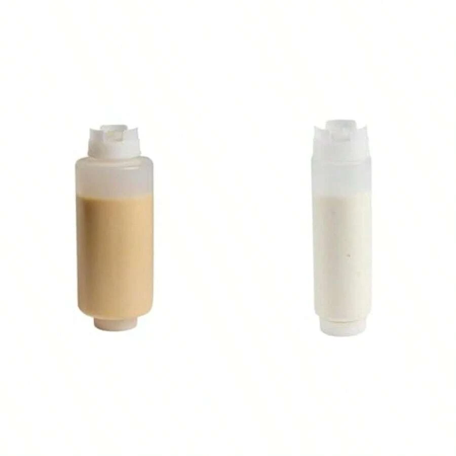 Restaurantware Inverted Plastic Squeeze Bottle with Refill and ...