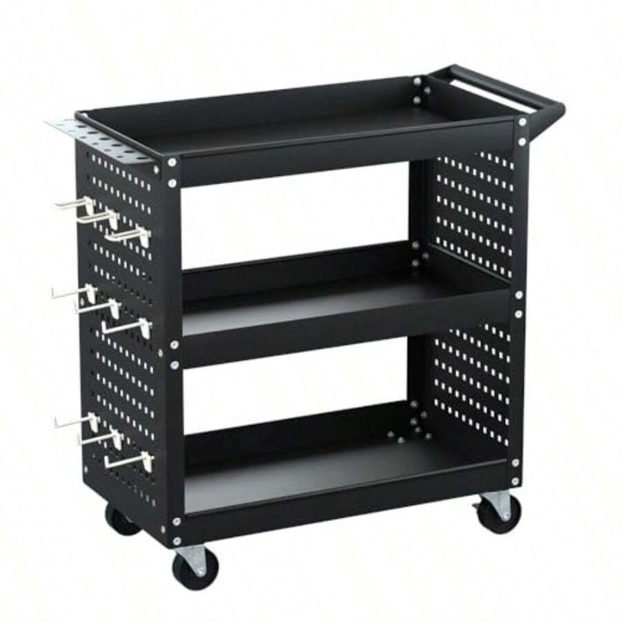 Giantz 3Tier Large Tool Chest Trolley Durable Toolbox Tools Storage Box ...