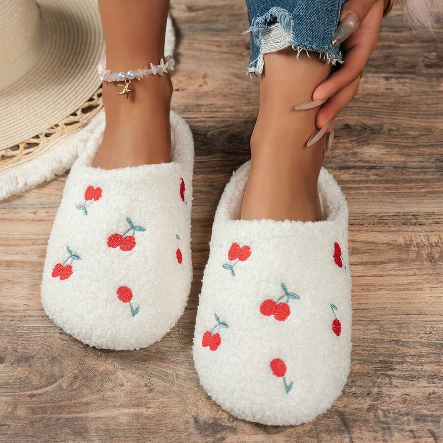 Fashionable New Couple's Indoor Slippers, Slip-On-On Comfortable Warm ...