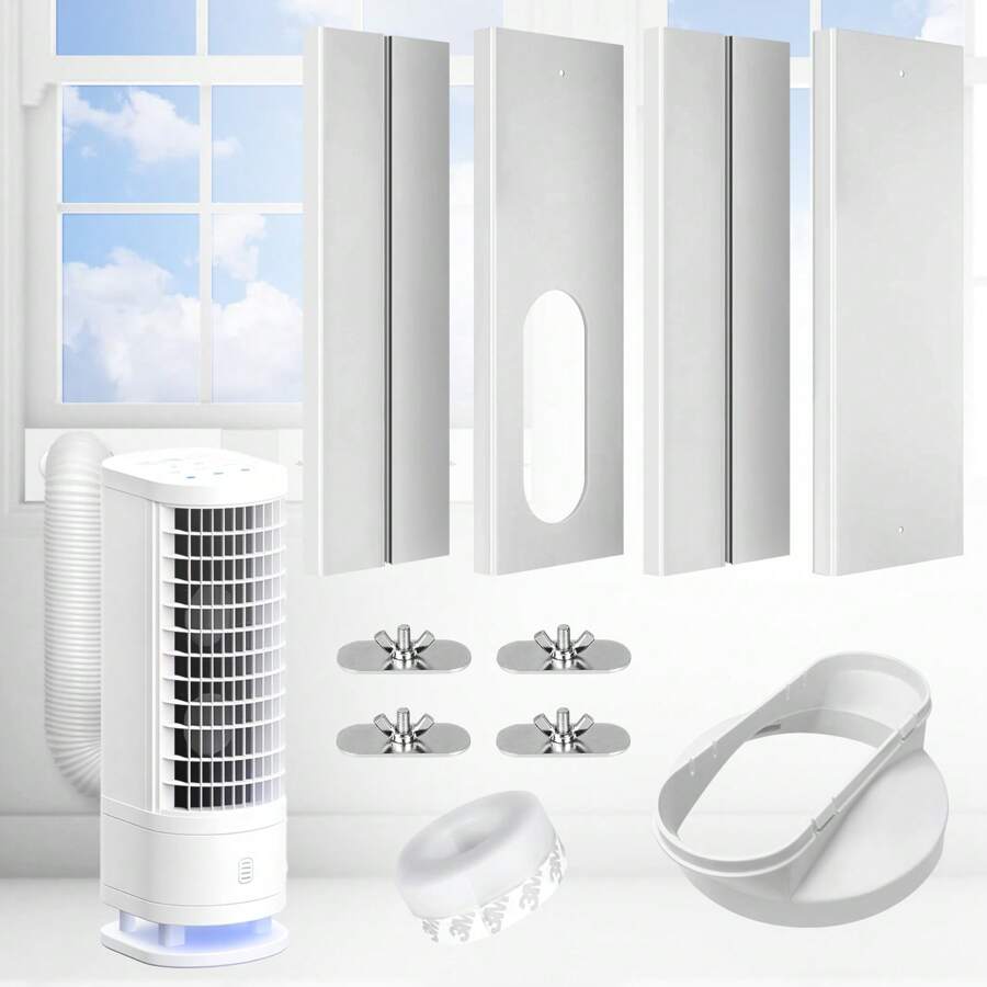 Upgrade Portable Air Conditioner Window Kit For 5.9Inch Exhaust Hose ...