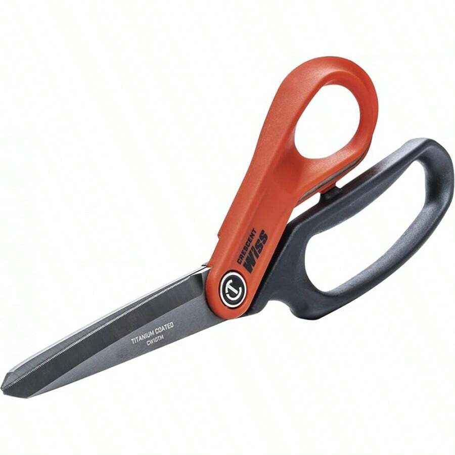 10 Coated Offset Tradesman Shears - Industrial Heavy Duty Utility ...