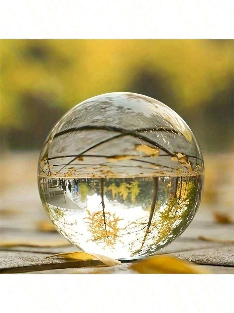 1pc Optical Glass Reflective Ball, K9 Crystal Ball, Decorative ...