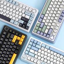 AULA F75 Custom Mechanical Keyboard 75 Percent RGB Hot Swappable ...