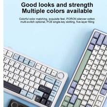 AULA F75 Custom Mechanical Keyboard 75 Percent RGB Hot Swappable ...