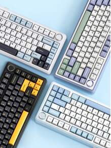 AULA F75 Custom Mechanical Keyboard 75 Percent RGB Hot Swappable ...