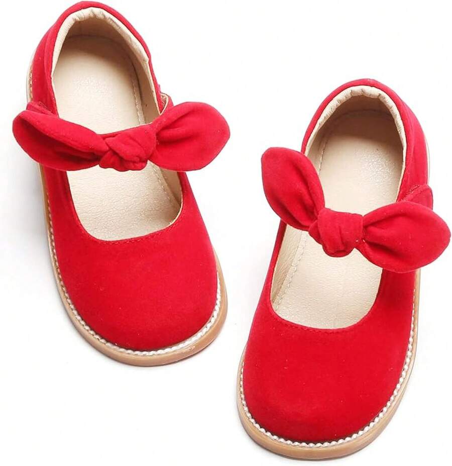 Kiderence Toddler Little Girls Mary Jane Dress Shoes School Oxford ...