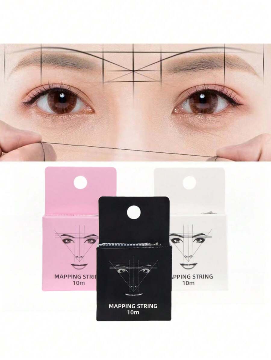 1pc White/Black/Pink Microblading Mapping String Permanent Makeup Pre ...