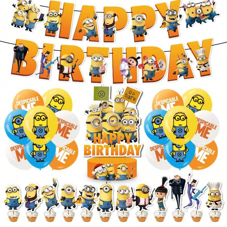 Minions Minions Themed Party Decorations, Including Banner, Pennant Set ...