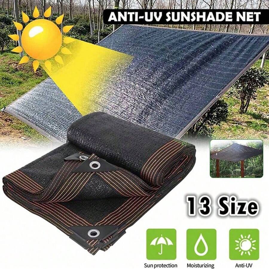 1PC 13-Size Anti UV Sun Shade Net Outdoor Awnings Sun Shelter Sunscreen ...