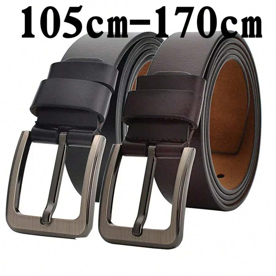 Real Genuine Leather Belt Men Plus Size 170 160 150 140 130cm Men High ...