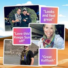 Pañuelo Shemagh de algodón LOVARZI, Keffiyeh árabe táctico militar ...