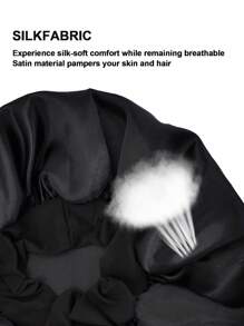 1pc Leopard Print Design,Satin Bonnet Hair Bonnet For Sleeping,Large ...