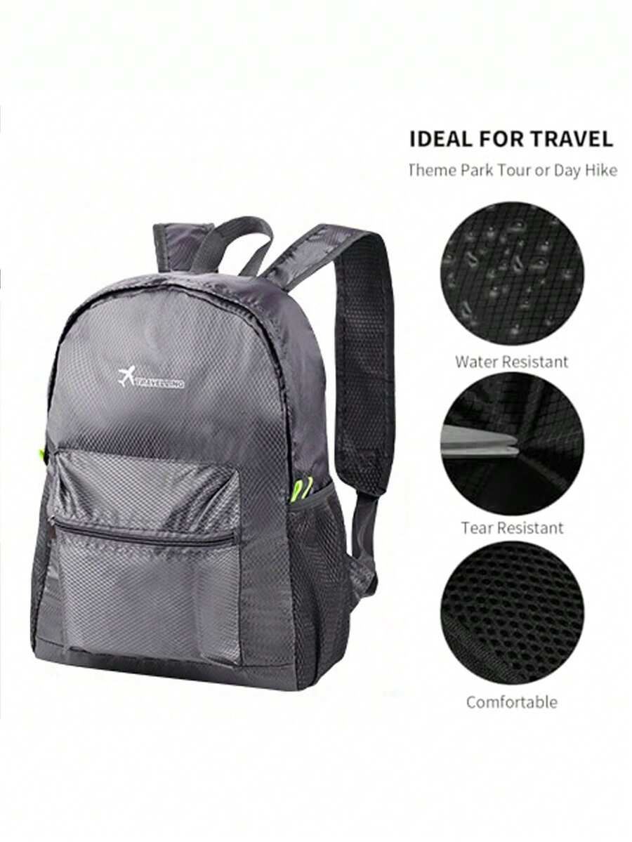 15 L Foldable Backpack, Ultralight Waterproof Daypack For Folding ...
