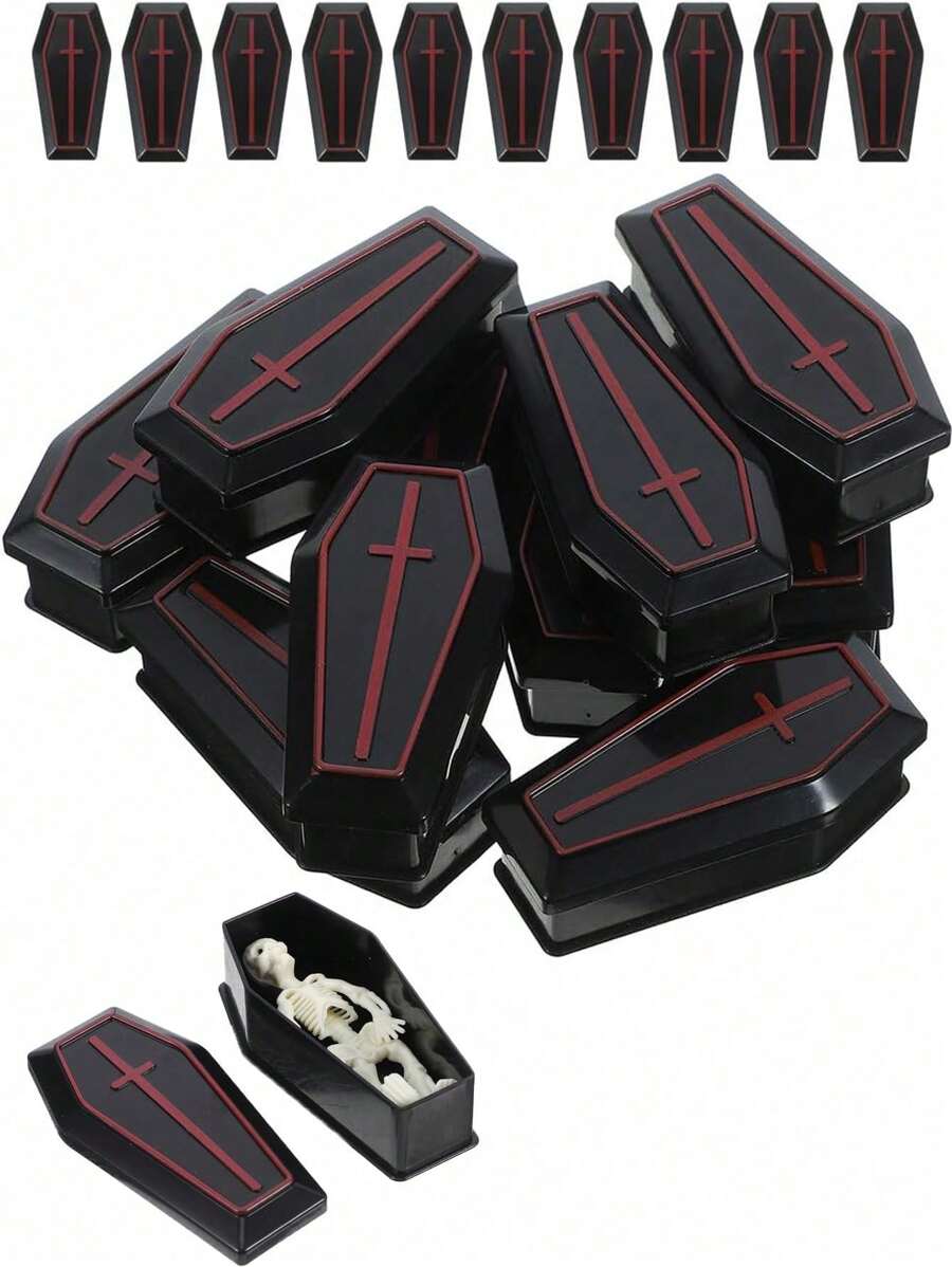 20pcs Mini Coffin Box Model (Excluding Skeleton,A Separate Box) Small ...