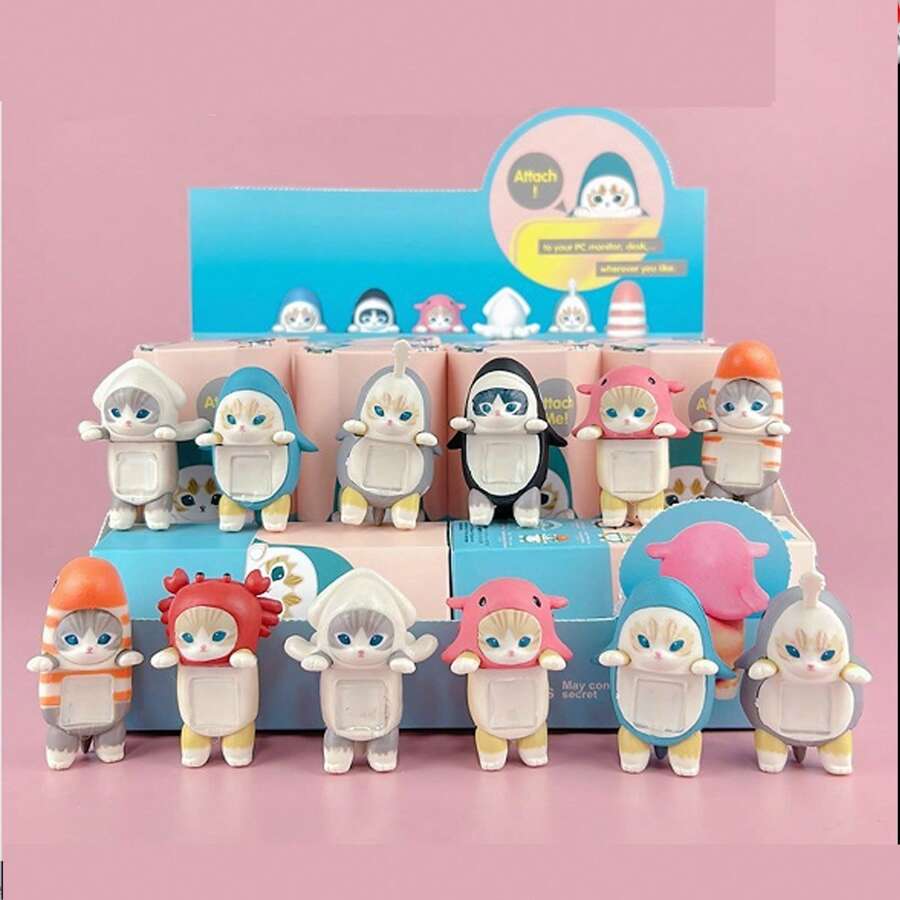 Random Selection Of Shark, Cat, Angel, Blind Box, Car Decor, Phone ...