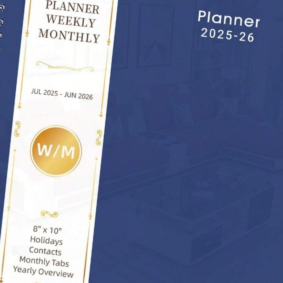 Planner 20252026 Weekly And Monthly Planner 20252026 Jul 2025 Jun 2026 ...