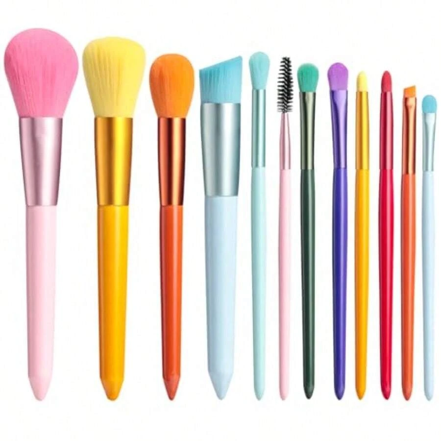Makeup Es Colorful 12 Pcs Makeup Set Foudation Concealer Blus Eyesadow ...