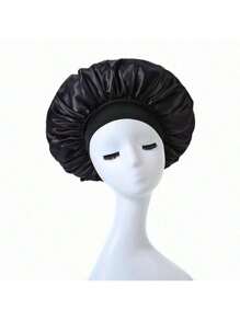 Satin Cap For All Hair Types | Adjustable - Similar To A Nightcap To ...