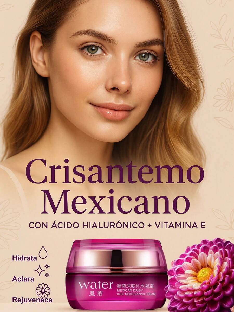 Crema de Noche Milagrosa con Daisy Mexicano – Aclara, Hidrata y ...