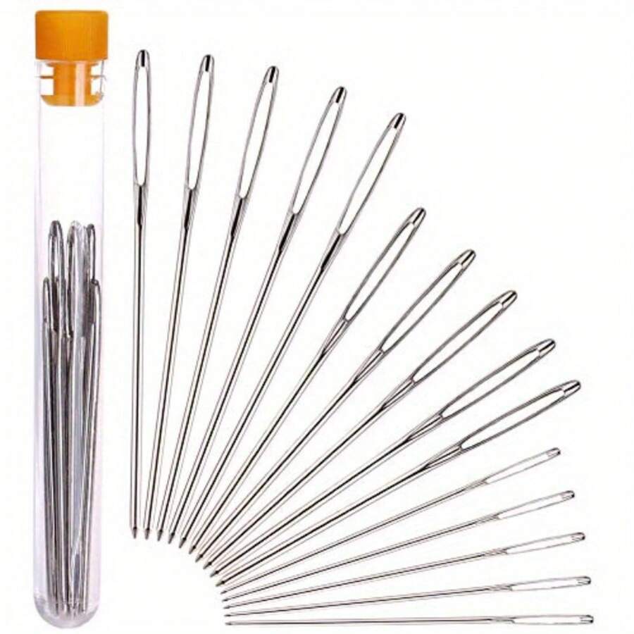 Sewing Needle Set For Beginners And Professionals 15 Stainless Steel ...