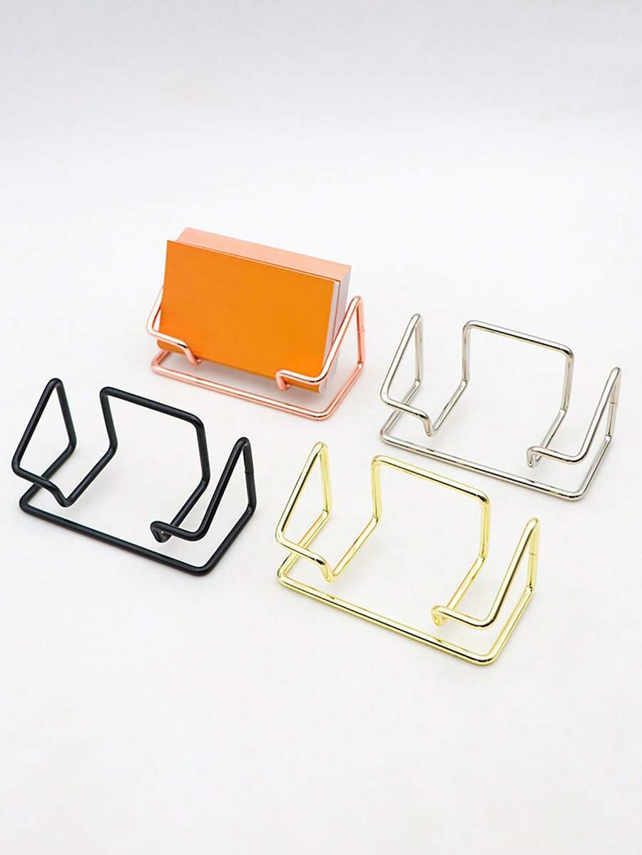 1pc Minimalist Desktop Business Card Holder, Vertical Card Display ...