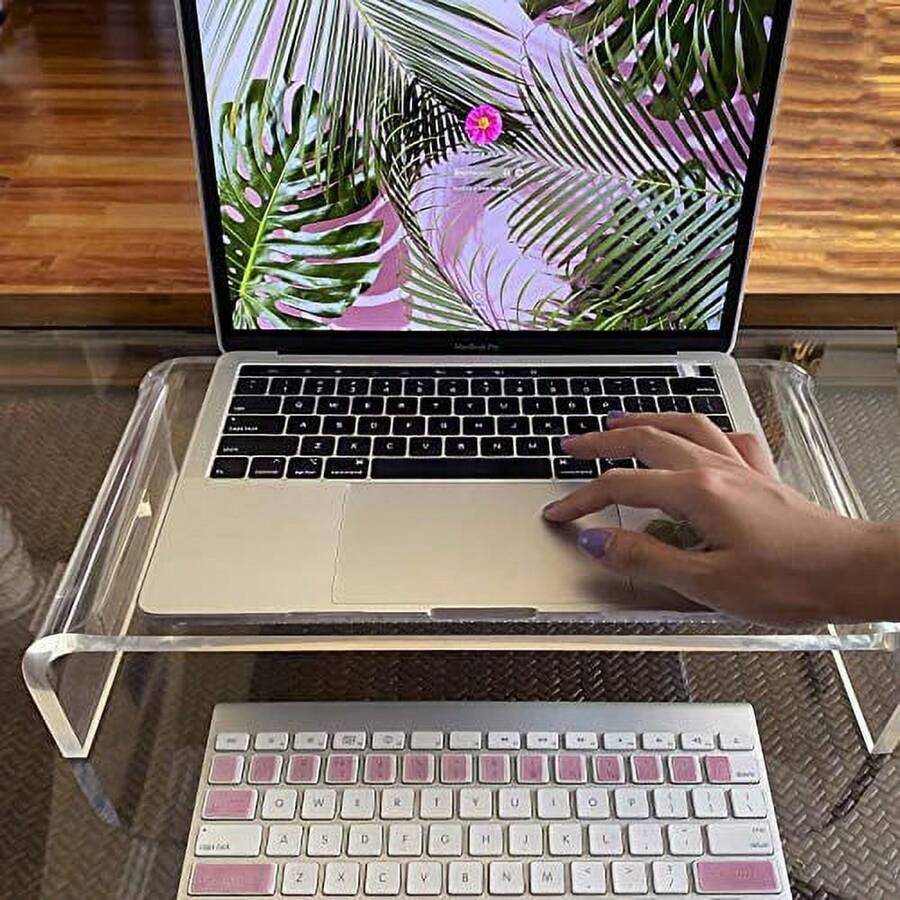 12mm Thickness Heavy Duty 17'' Monitor Stand Riser Computer Stand PC ...