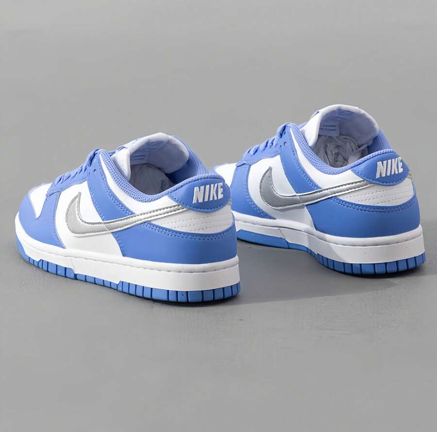 Nike Dunk Low Blue And White Men's And Women's Classic Retro Low-Top ...