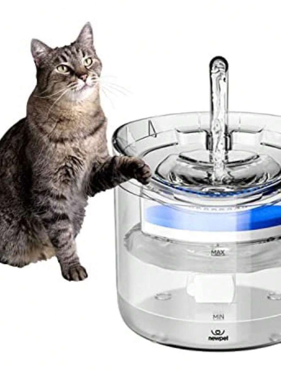 2L Gato Inteligente Fonte de água com Torneira Dispensador de água do ...