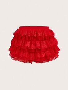 Beach Spirit Ruffled Hot Pants Skirt | Wave Layered Design | Anti-Glare ...