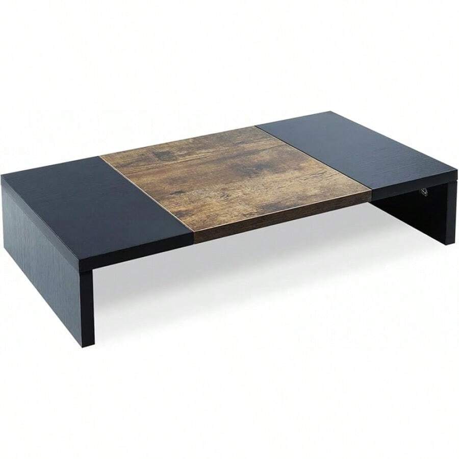 TEAMIX 20 Inch Monitor Stand Riser, Wood Monitor Stand Desk, TV/Screen ...