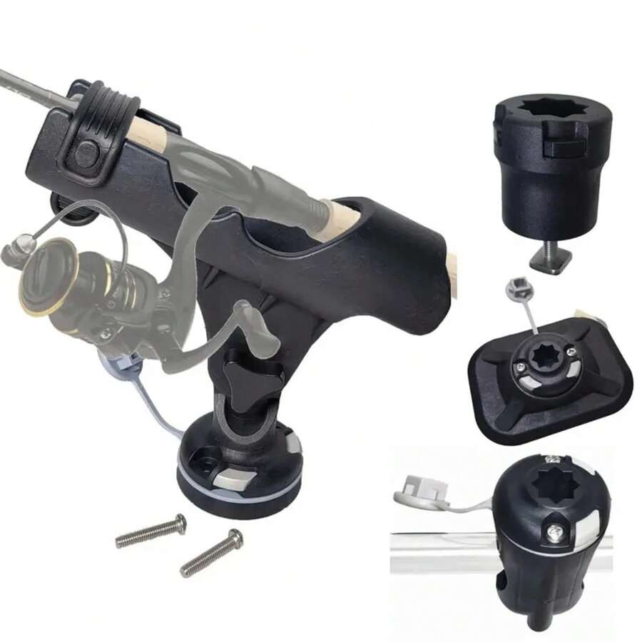 Fishing Rod Holder For Kayak Marine Boat PVC Inflatable Boat Hand Rail ...