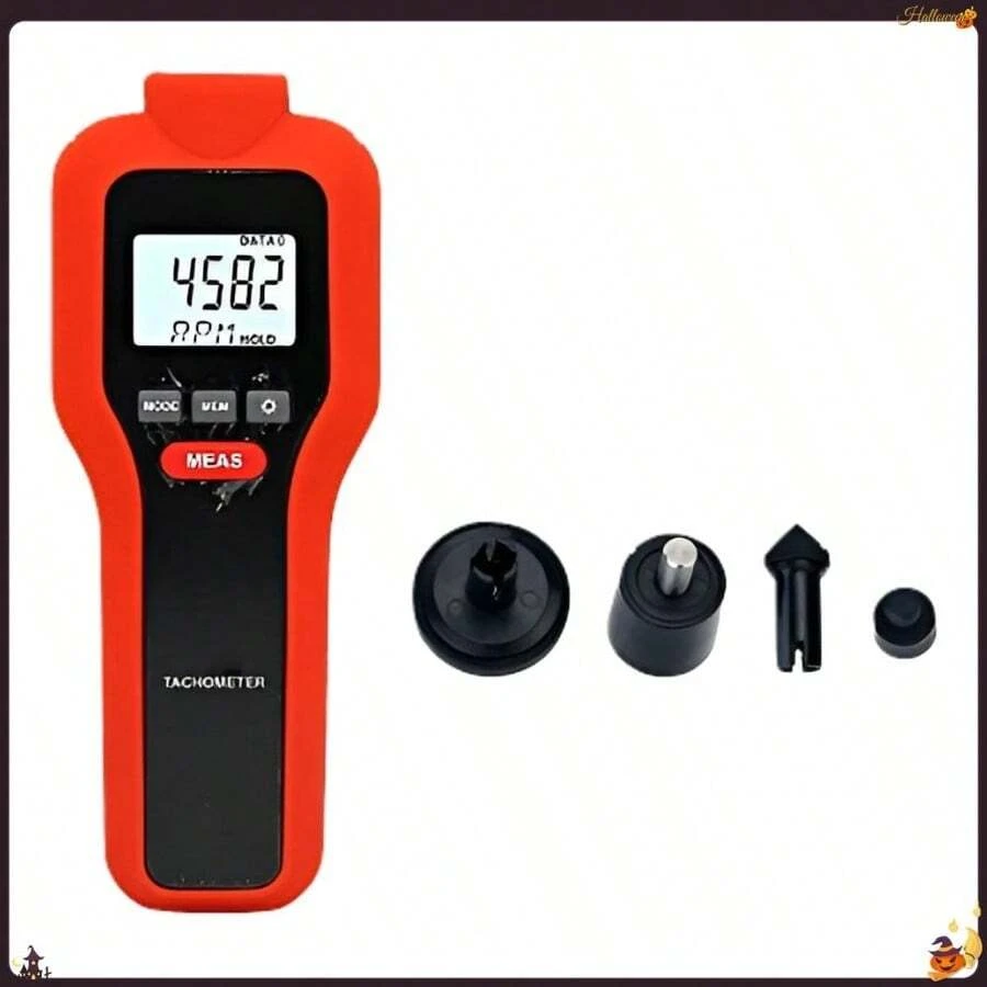 Digital Tachometer, 2 In 1 Non-Contact & Contact Tach Rotation Speed ...