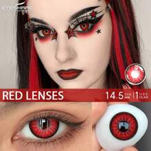 Lentes de contacto de color rojo AYY Eyeshare para cosplay, de uso ...
