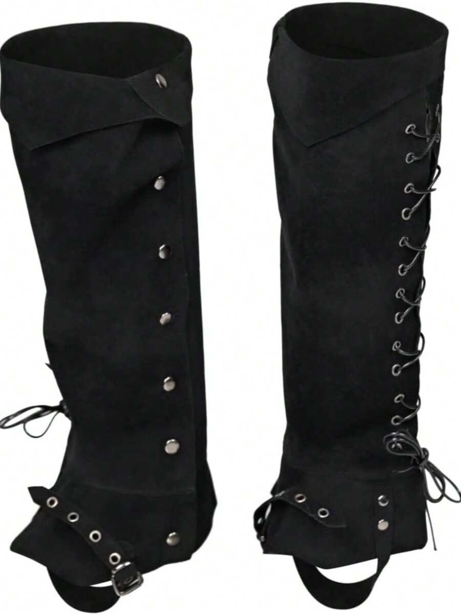 Pirate Boots Covers Medieval And Renaissance Faux Leather Costume Boots ...