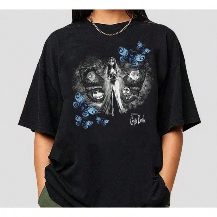 Corpse Bride Horror Movie Inspired Tee Corpse Bride Bride To Be Shirt ...
