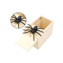 1pc 2025 Latest Spider Jack-In-The-Box, Scary Spider Jumping Prank Box ...
