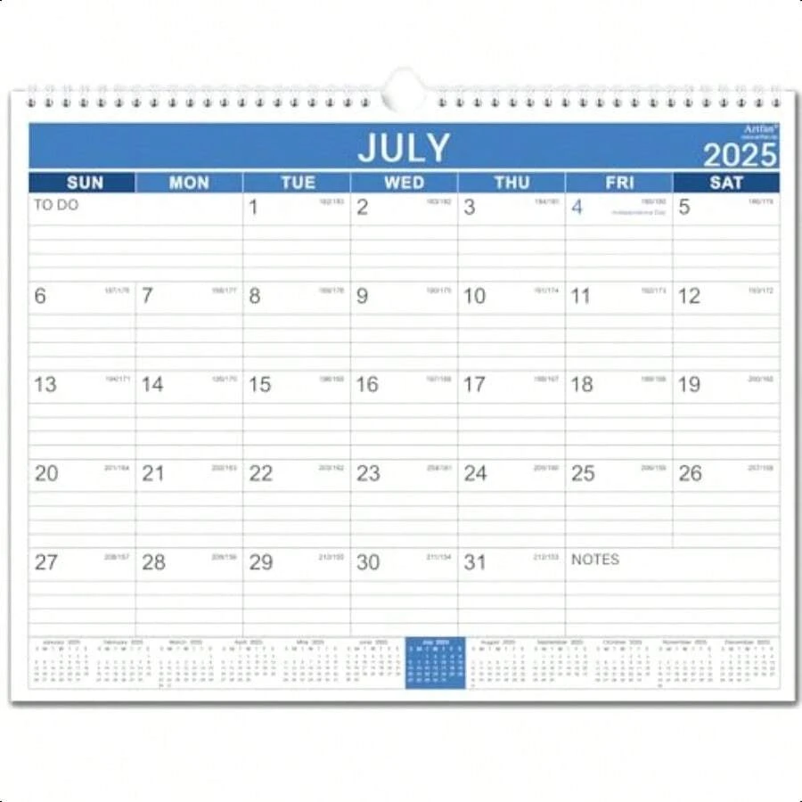 20252026 Calendar 20252026 Wall Calendar JUL 2025 DEC 2026 18 Monthly ...