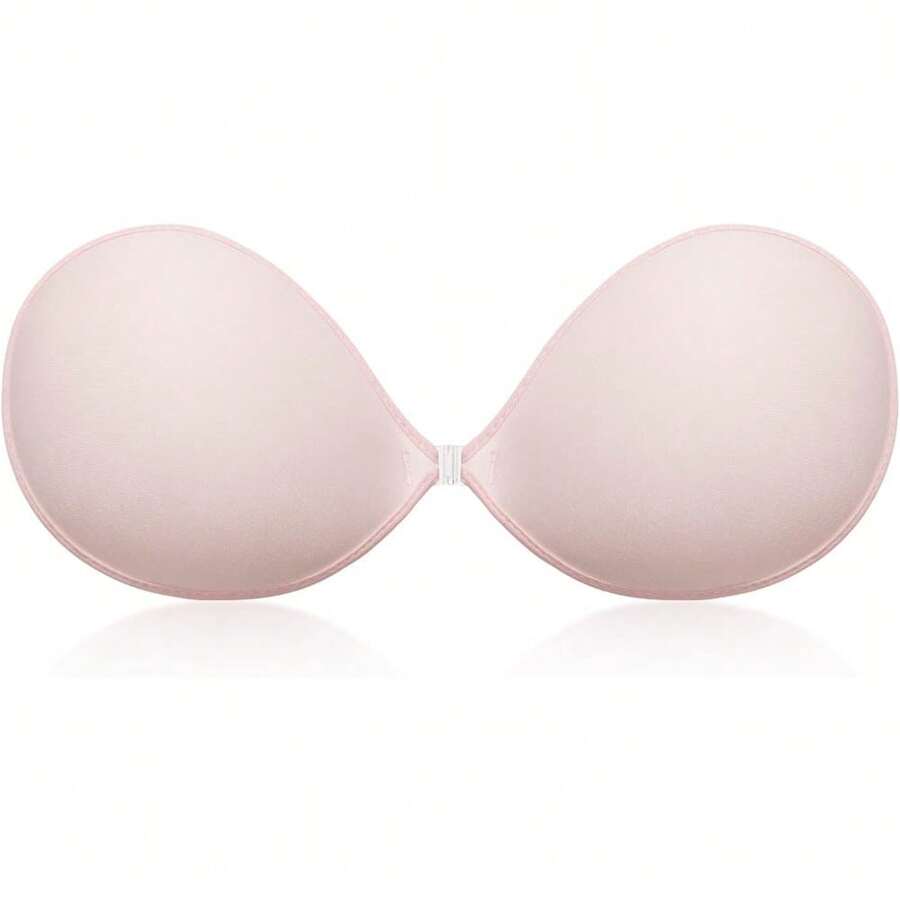 Adhesive Bra Reusable Strapless Self Silicone Push-Up Invisible Sticky ...