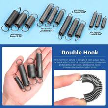 36pcs Stainless Steel Extension Springs With Opening Hook Sets 12 Sizes ...