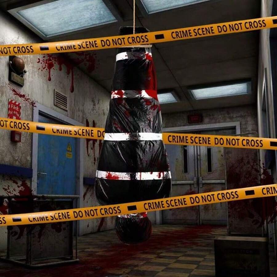 1 Set 2025 New Halloween Horror Props Inflatable Realistic Dummy Corpse ...