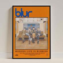 1 Pc Blur Pop Fashion Digital Poster Modern Life Is Trash Wall Art ...