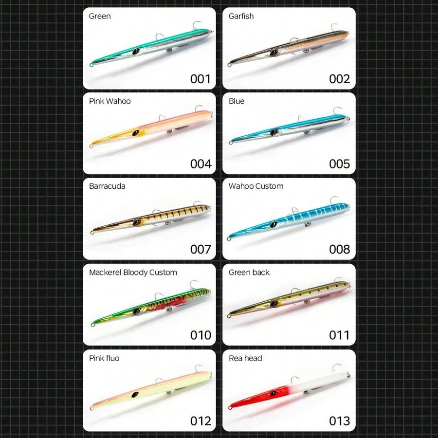 Long - Casting Pencil Lures, 18g / 160mm, Offered In Sinking And ...