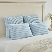 1pc Solid Color Cushion Cover Without Filler, Fabric Throw Pillow Case ...